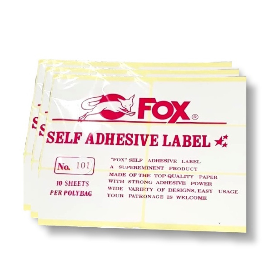 Stiker Label CHAMPION Spesifikasi: No. 101, Isi 10 Lembar