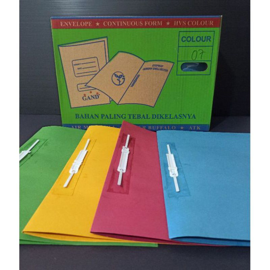 Map Snelhekter Spesifikasi: Bahan Kertas, Jepitan Plastik paperline