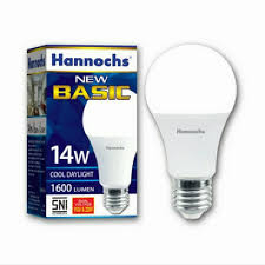 Lampu LED buld 14 watt merk hannochs