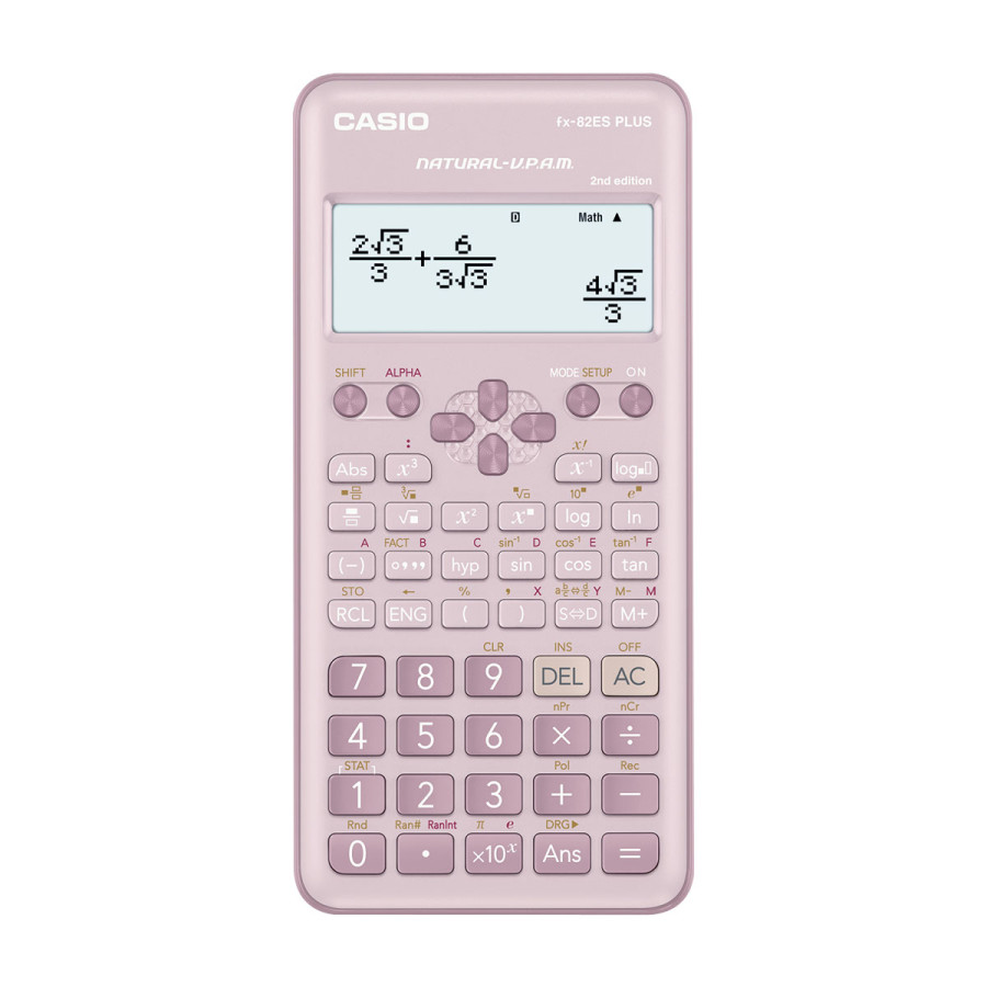 Kalkulator Casio Scientific FX 82 ES PLUS Original 2nd Edition Pink