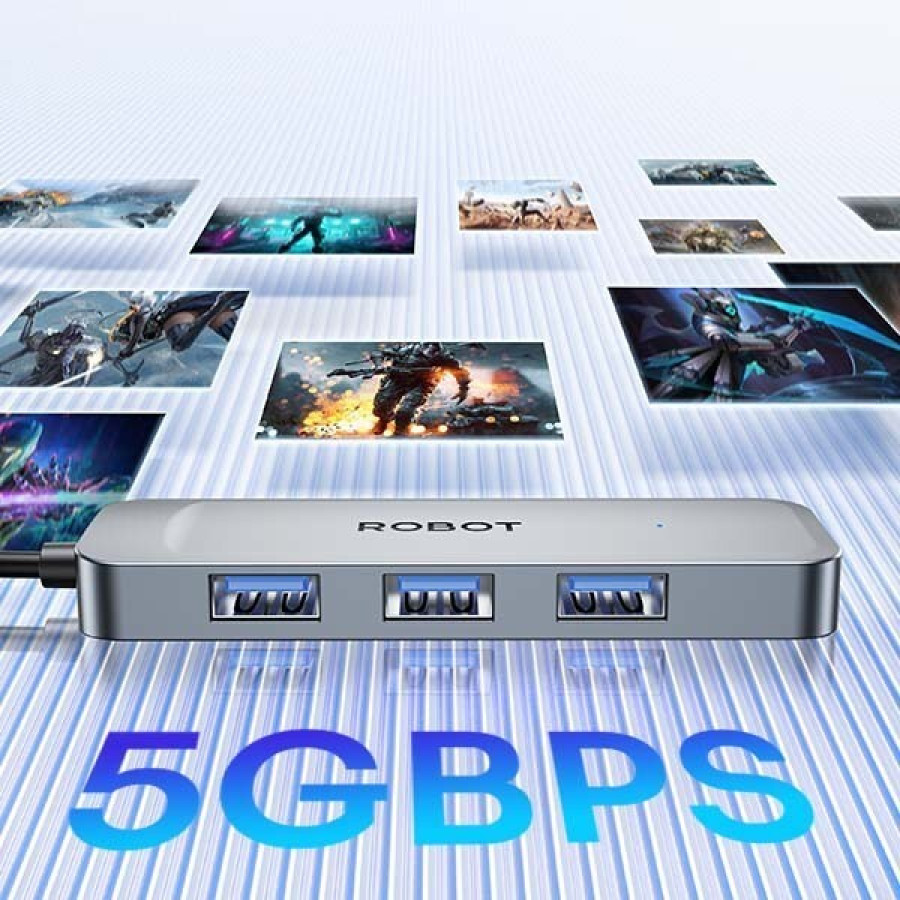 Robot H340A USB 3.0 HUB 4 Port 5Gbps