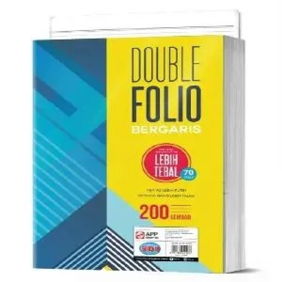 Kertas Double Folio Bergaris SIDU