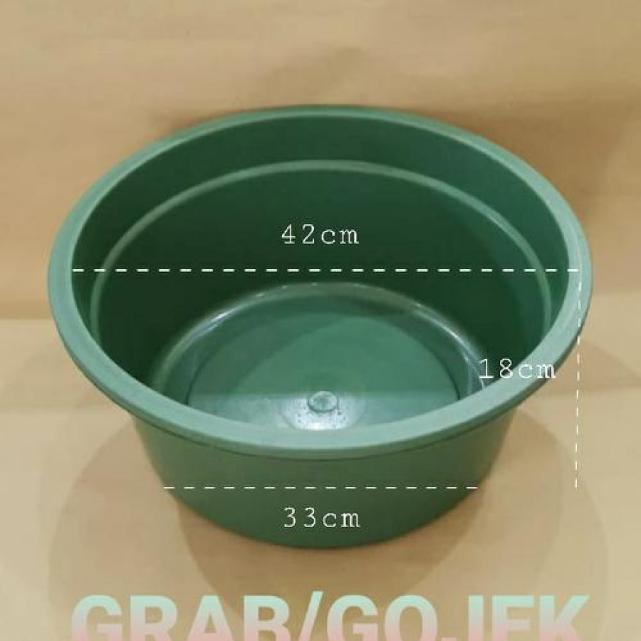 Baskom Plastik Besar Diameter 42cm | Ember Plastik