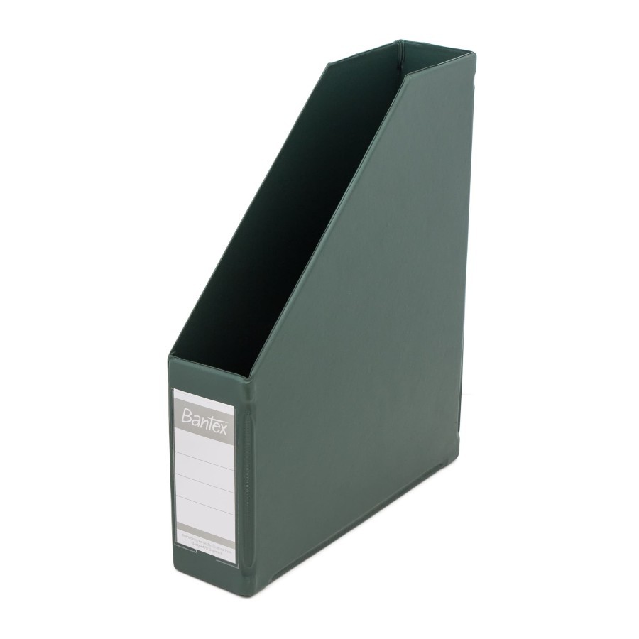 BANTEX Magazine File (Box File) A4 7cm - Green