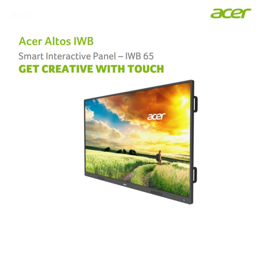 ACER ALTOS IWB 65 inch incl OPS Core i5/8G/256G/Win11, Camera, Standing ...