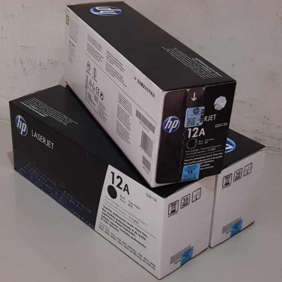 Hp LaserJet 12A Q2612A Black Original Cartridge Toner