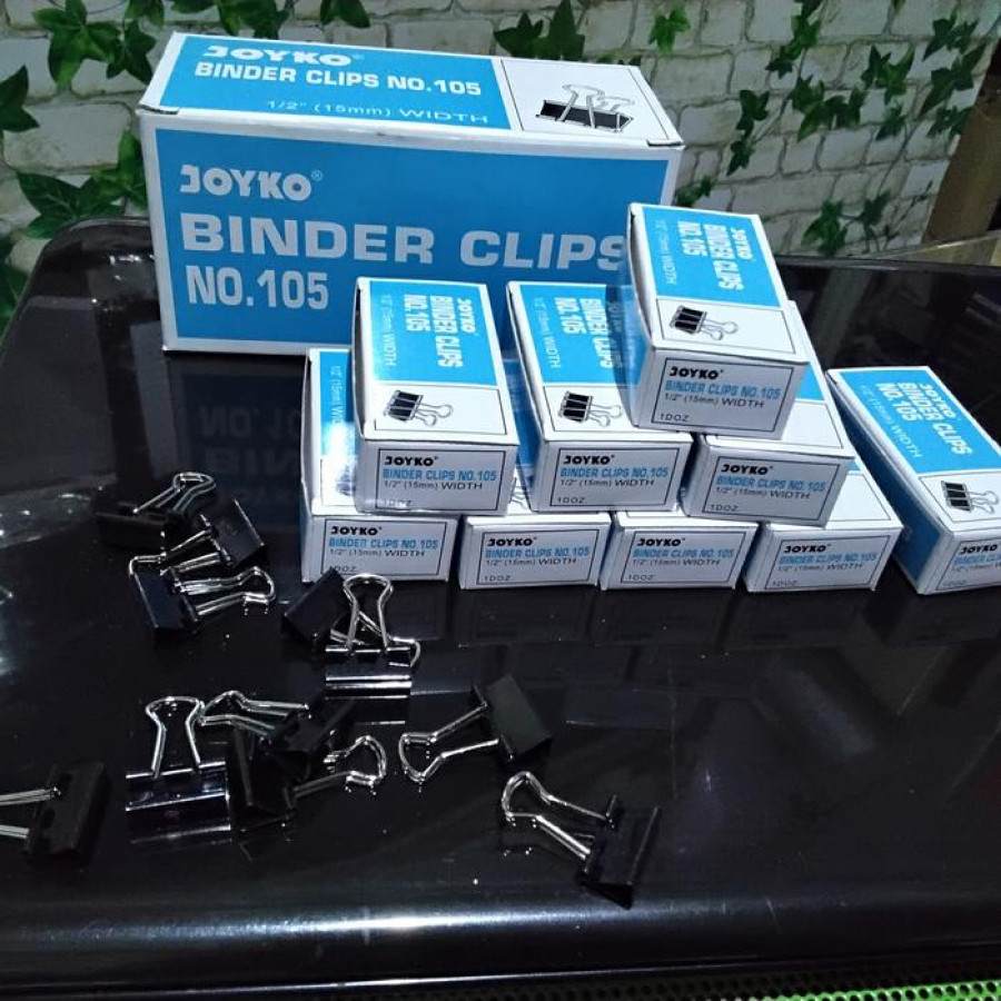 Penjepit Kertas No. 105 Isi 12 Pcs Merek Joyko