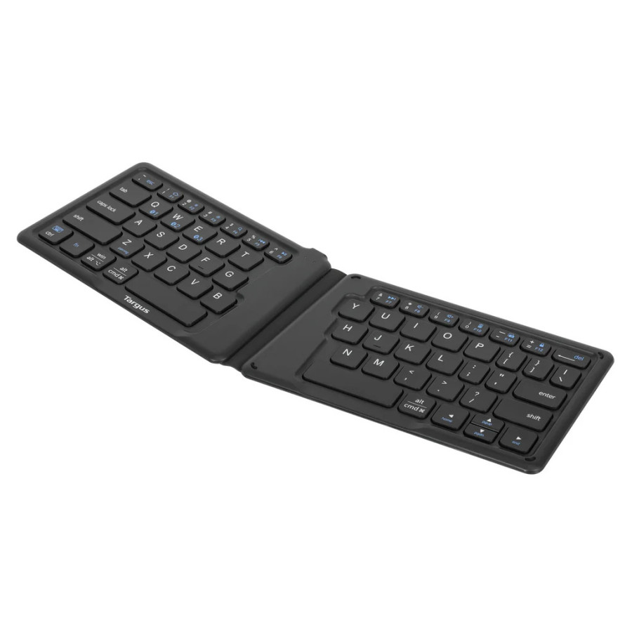 TARGUS Ergonomic Foldable Bluetooth Antimicrobial Keyboard (Black) [AKF003]
