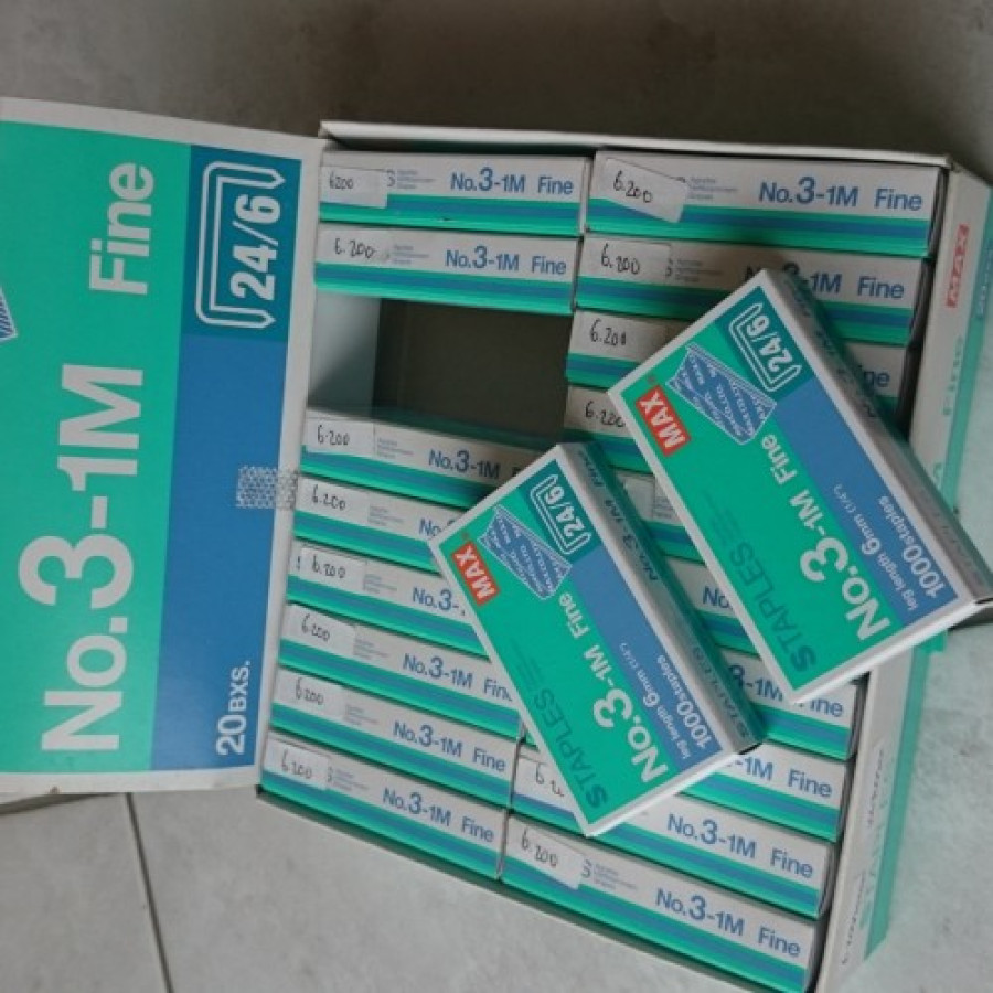 Isi Staples Merk Maxx No. 3