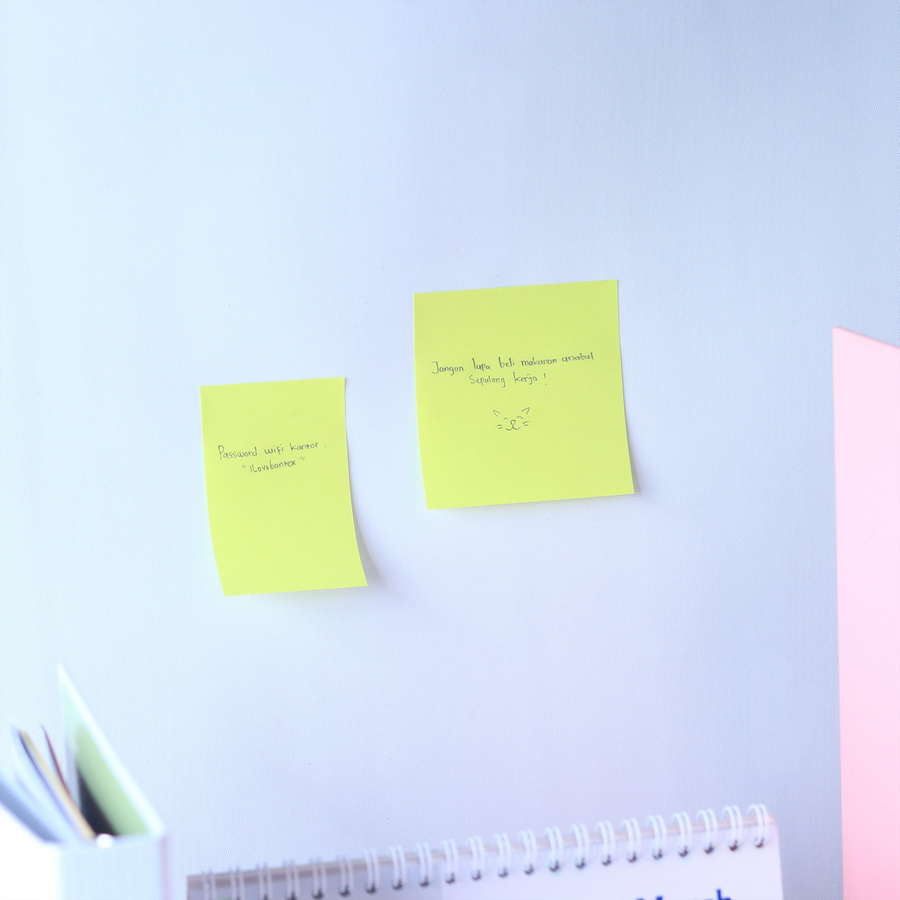 Catatan Tempel Sticky Notes Bantex ukuran 3 x 4 inch / 100 lembar