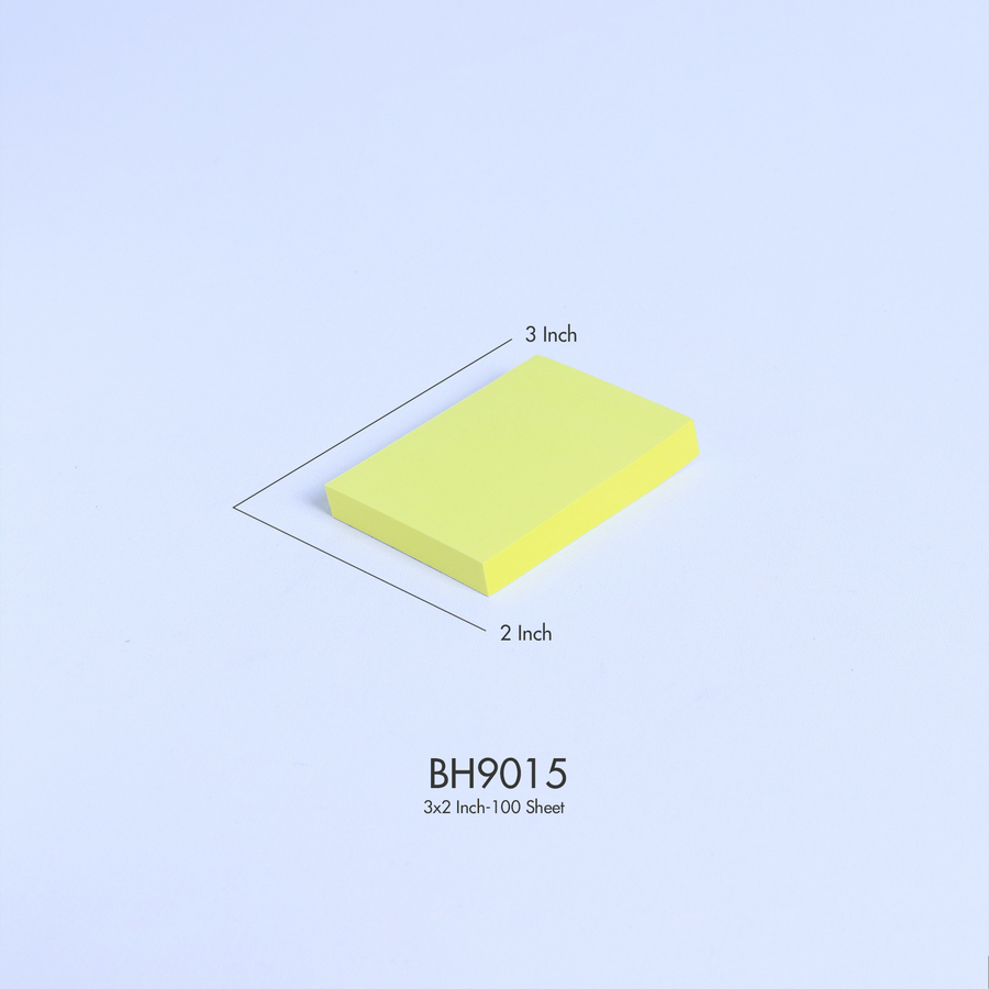 Catatan Tempel Sticky Notes Bantex ukuran 3 x 2 inch / 100 lembar
