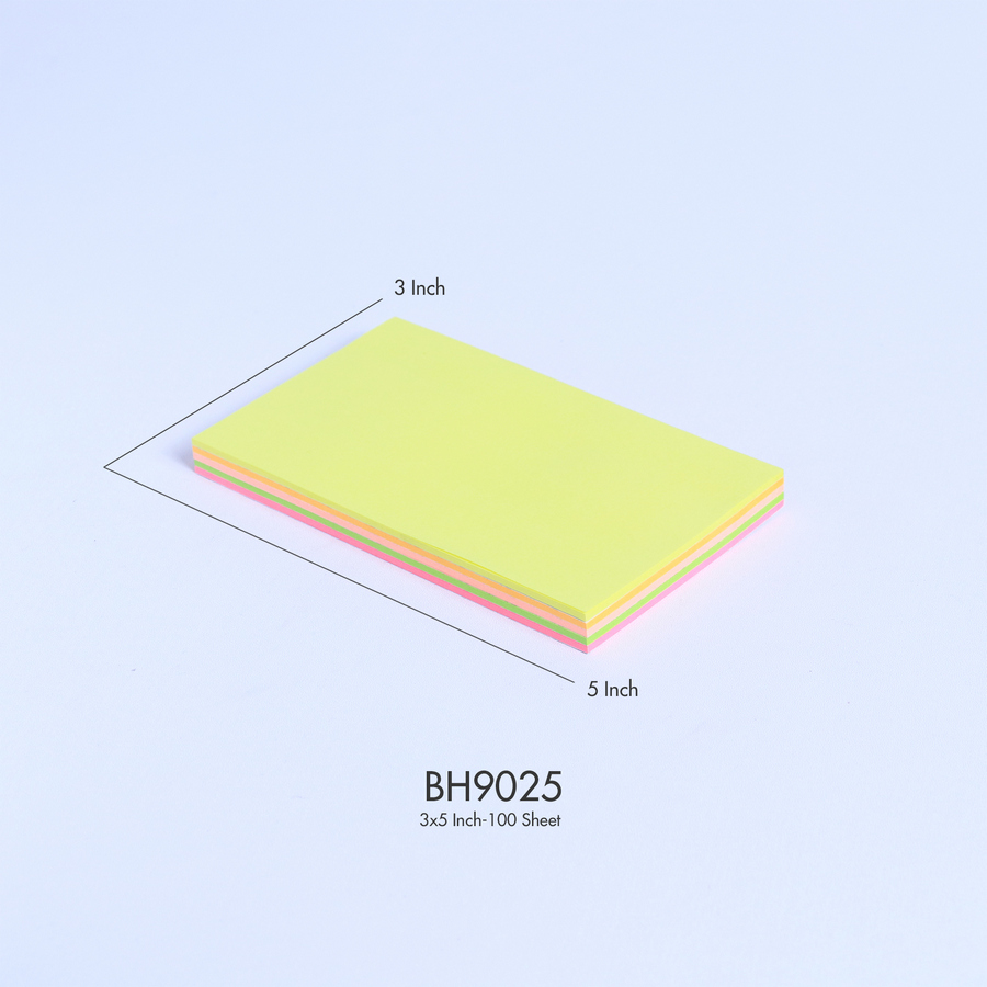 Catatan Tempel Sticky Notes Bantex ukuran 3 x 5 inch / 100 lembar