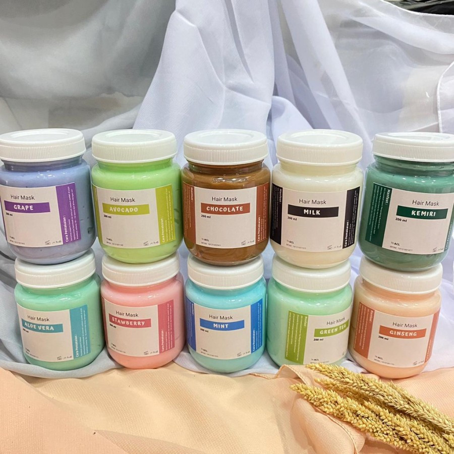 Cream Hair Mask 1 Liter Merk Lokal