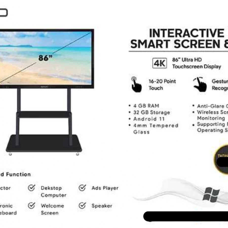 AXIOO INTERACTIVE SMART SCREEN 86" A13