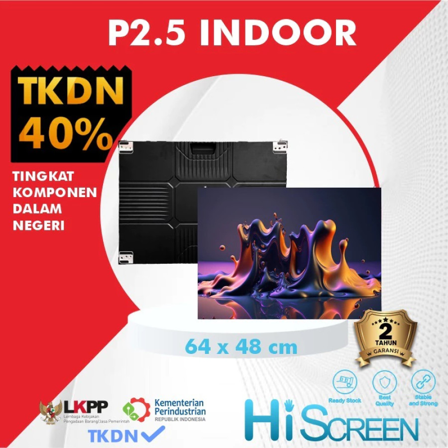 HI SCREEN LED VIDEOTRON P2.5 INDOOR 3840HZ M SERIES
