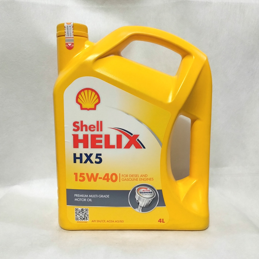SHELL-OLI MESIN SHELL HELIX HX5 15W40 4 Liter
