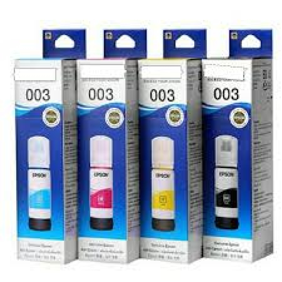 tinta printer hitam/warna 003 65 ml merk epson
