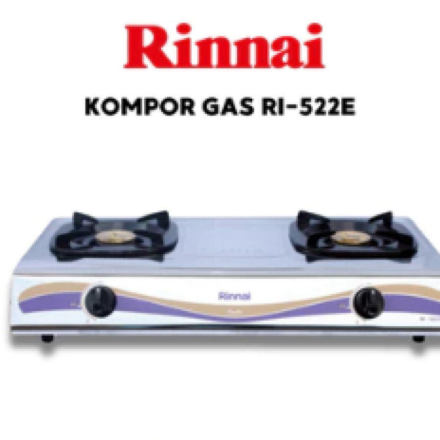 Rinnai Kompor Gas 2 Tungku RI-522 E