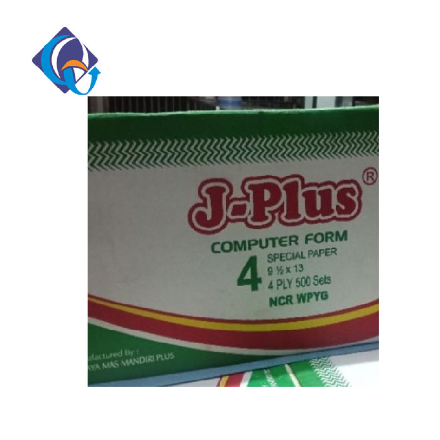 JPLUS KERTAS CONTINUOUS FORM NCR Uk. 95 x 13" (FOLIO) RANGKAP 4