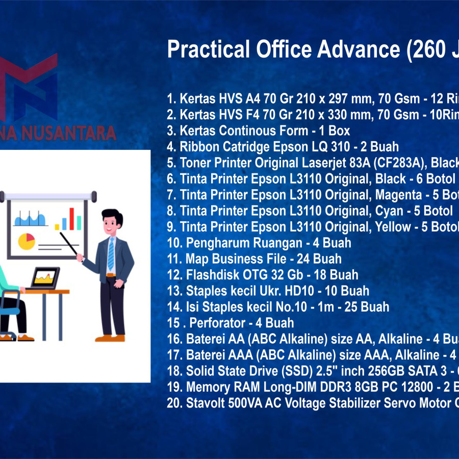 Bahan Pelatihan Practical Office Advance (260 JP)