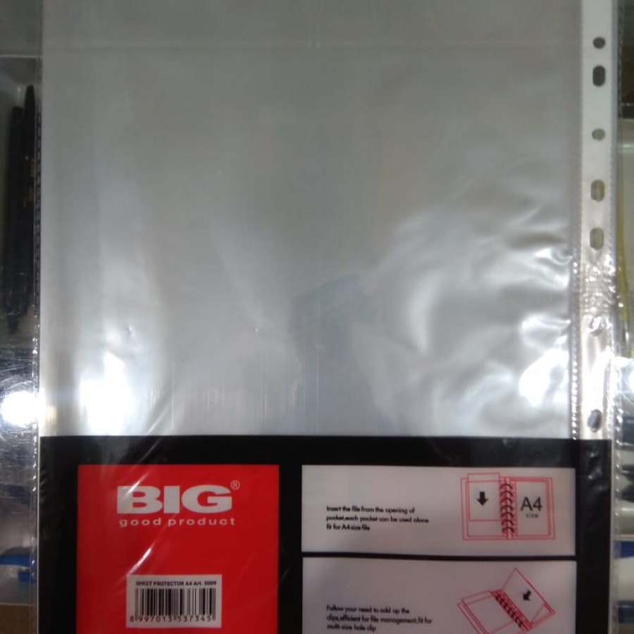 SHEET PROTECTOR A4 BIG ISI 10pcs/pak