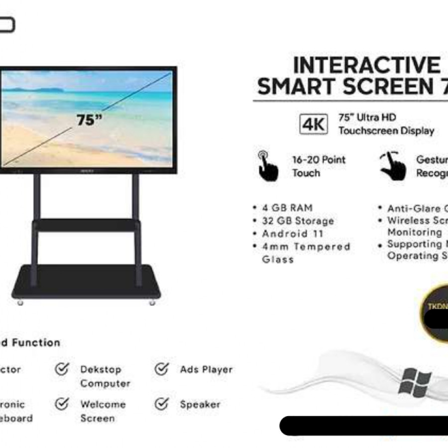 AXIOO INTERACTIVE SMART SCREEN 75" A11
