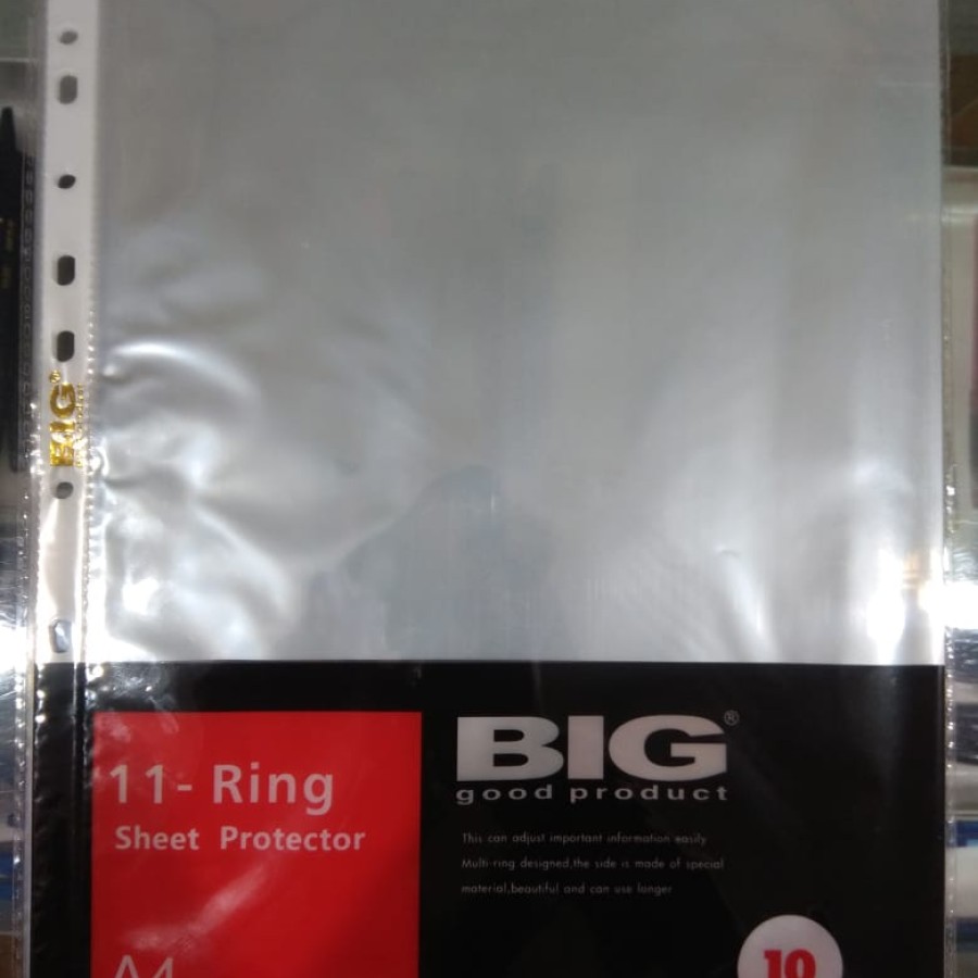 SHEET PROTECTOR A4 BIG ISI 10pcs/pak