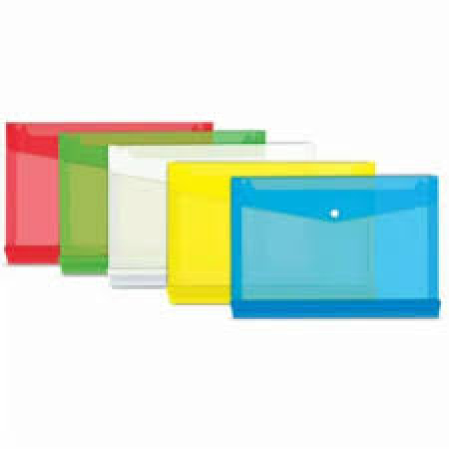 Map plastik kancing folio a4 merk biola