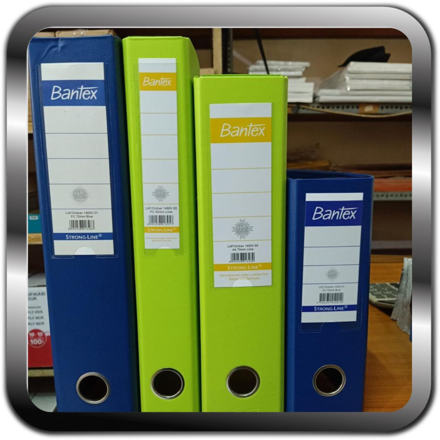 MAP PLASTIK ORDNER PVC BANTEX A5 / A4 / F4