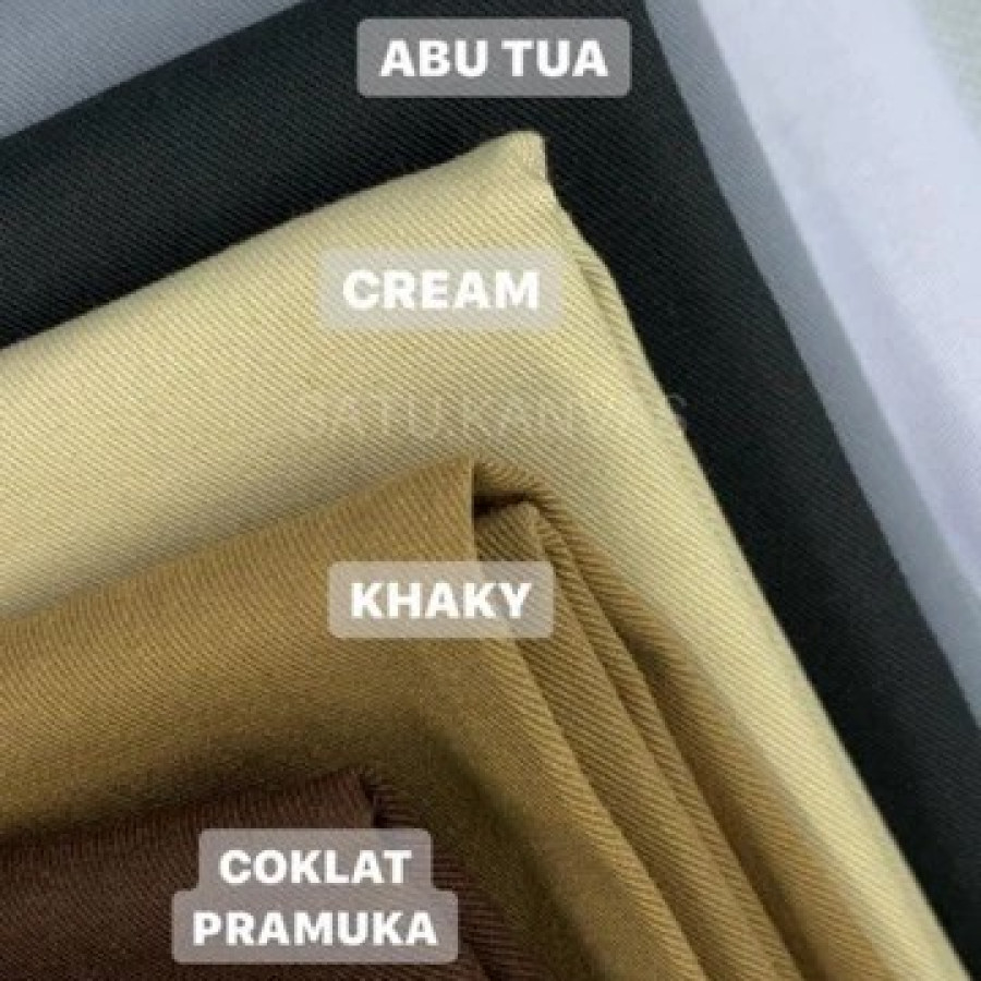 Bahan Kain American Drill Savero Bahan tebal