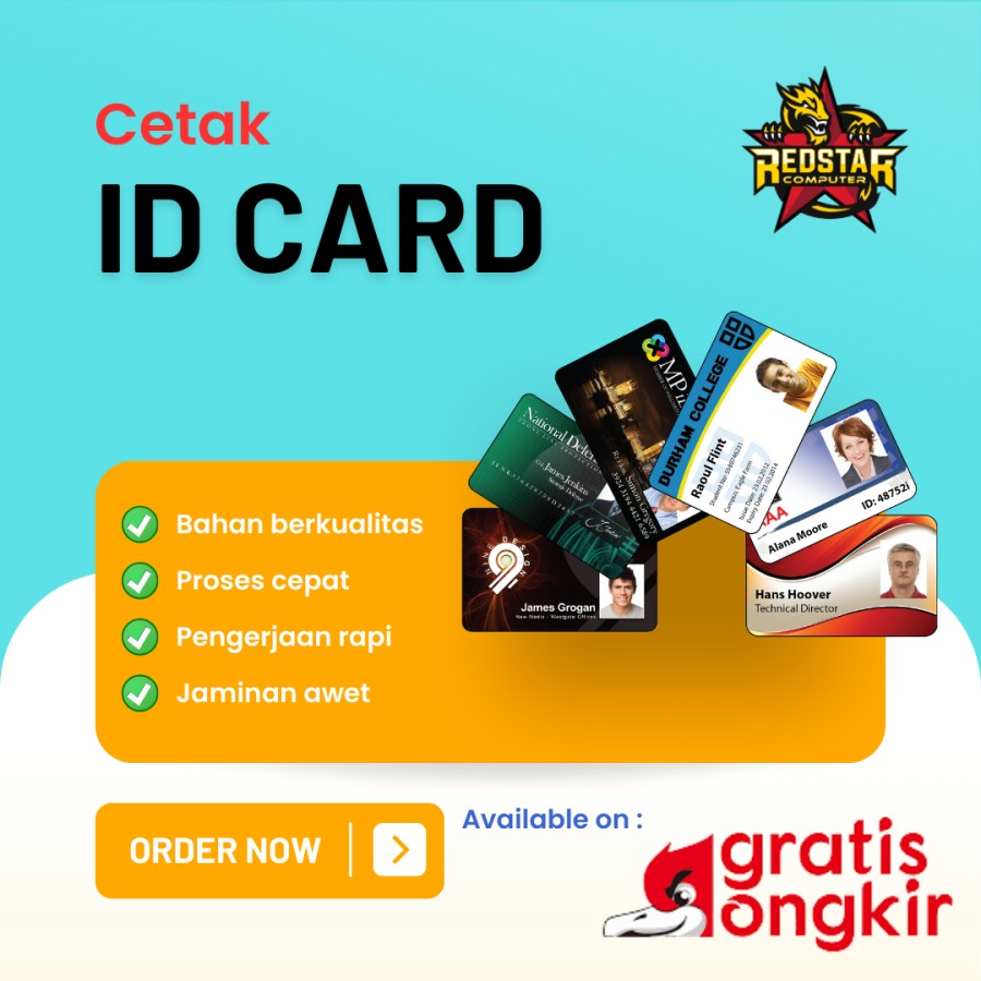 CETAK ID CARD NAME TAG CO CARD
