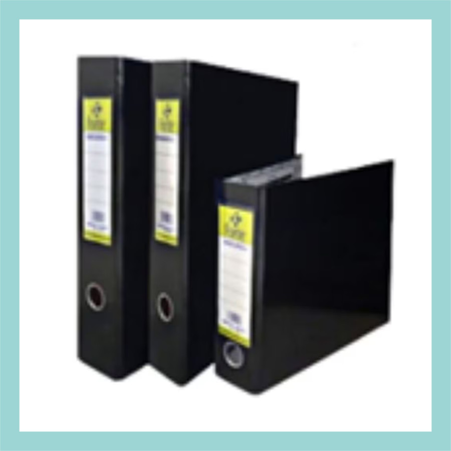 Ordner Ring Mekanik Merk Forte (Map File / Map Binder) Black F4-75mm