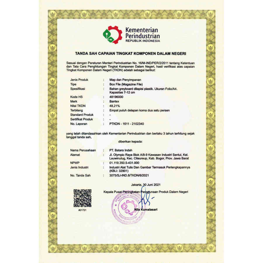 BANTEX Magazine File (Box File) A4 7cm - Cobalt Blue