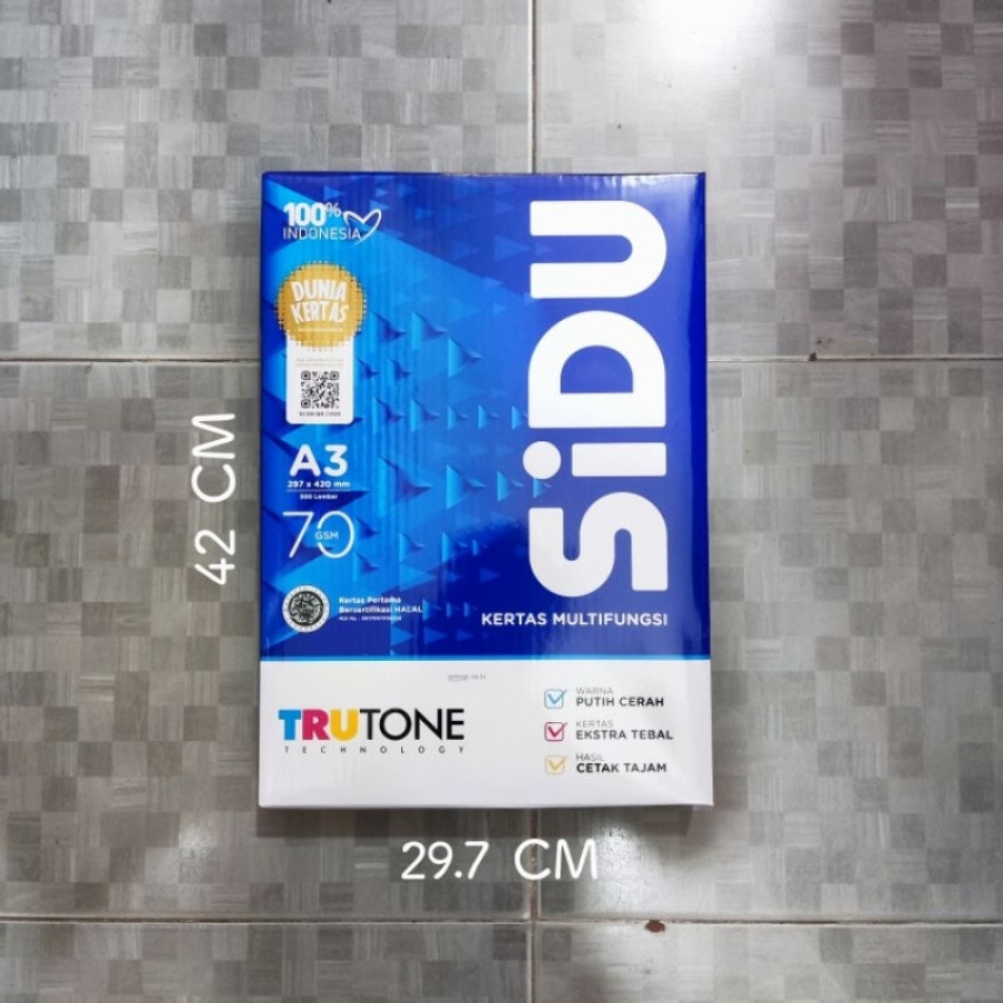 Kertas HVS A3 70 Gram SIDU