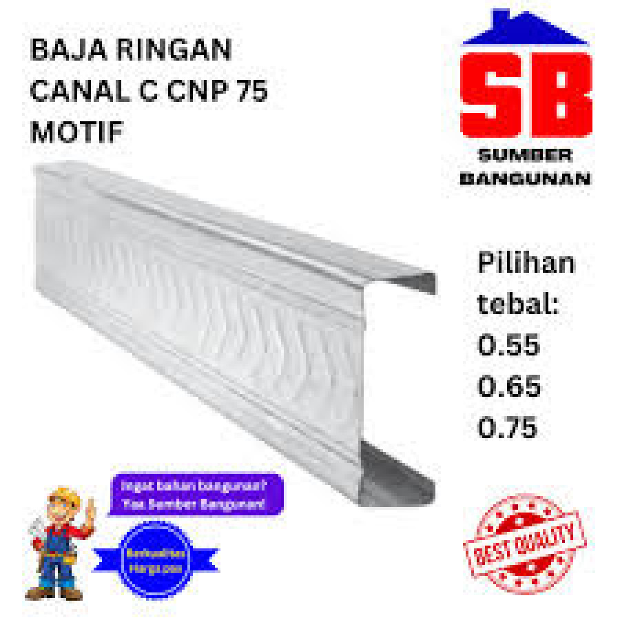 Galvalume kanal C 75-0,75