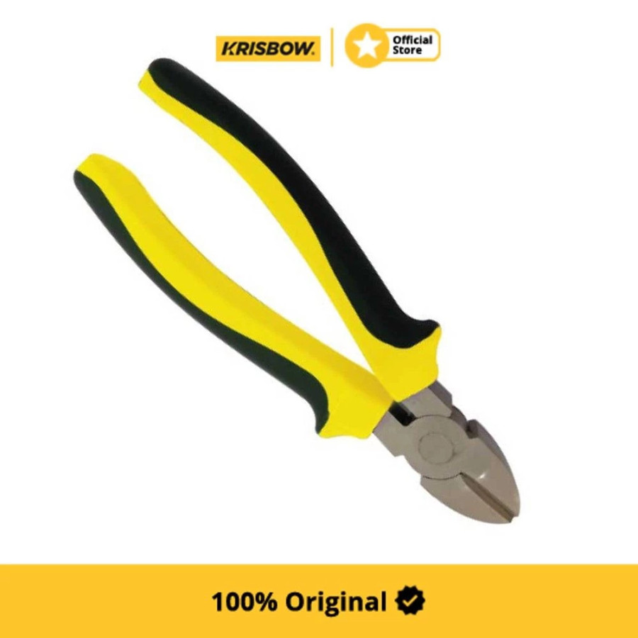 Krisbow Cutter Plier Tang Potong Diagonal 15 cm - Kuning