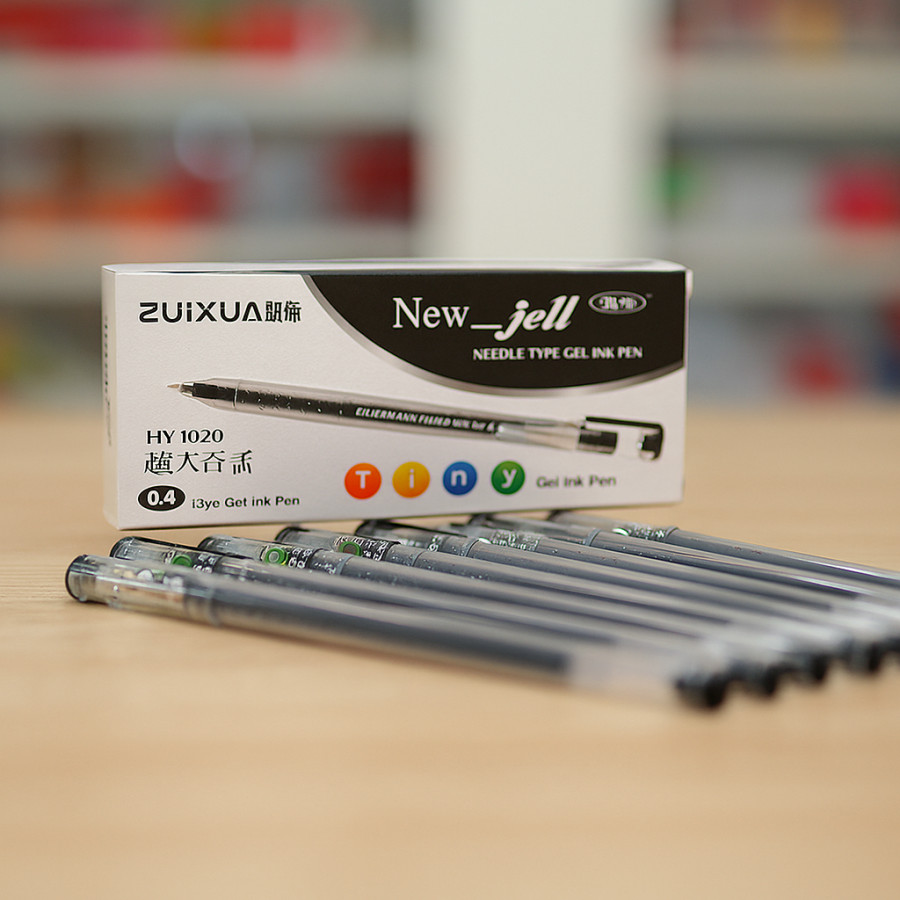 Bolpoint Pen Gel Hitam 0.4 Aple