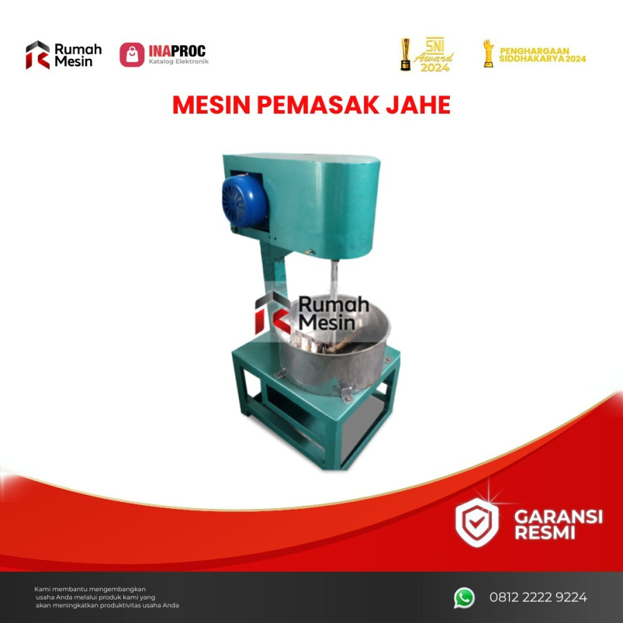 Mesin Pemasak Jahe