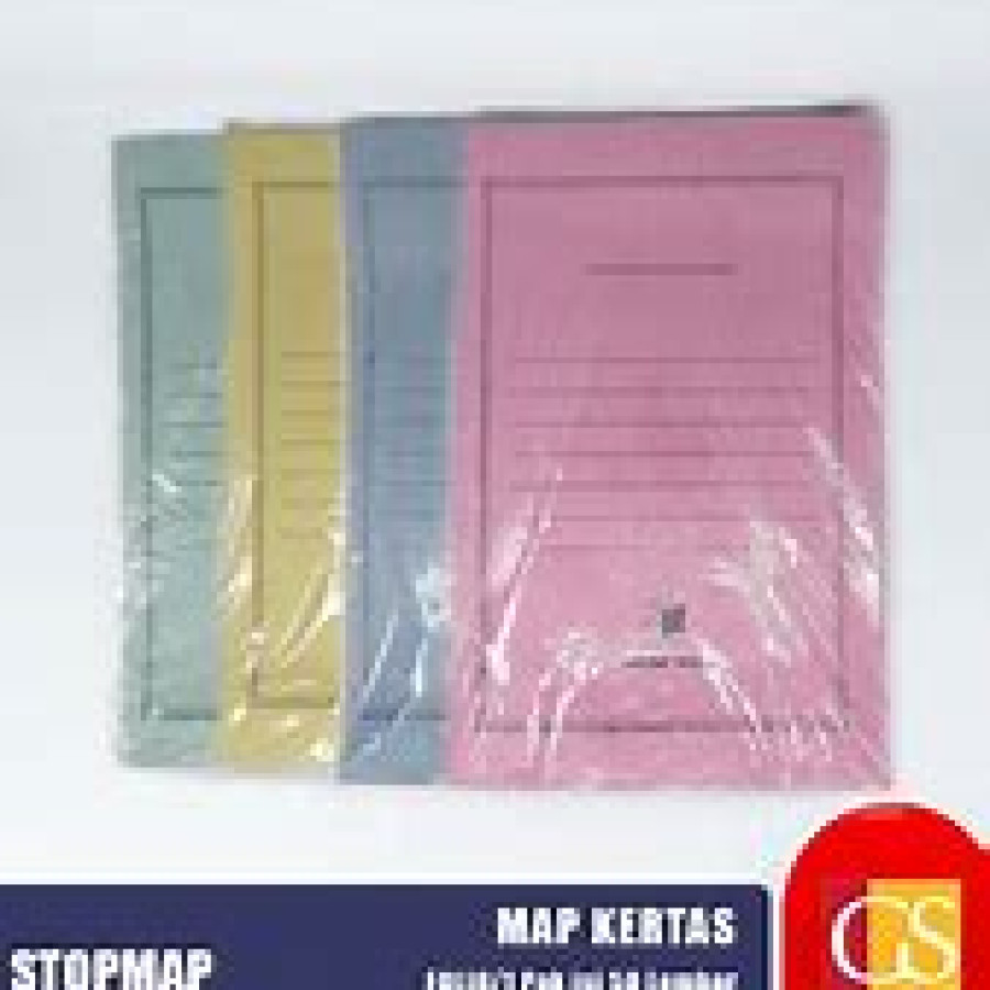 Stop map kertas warna