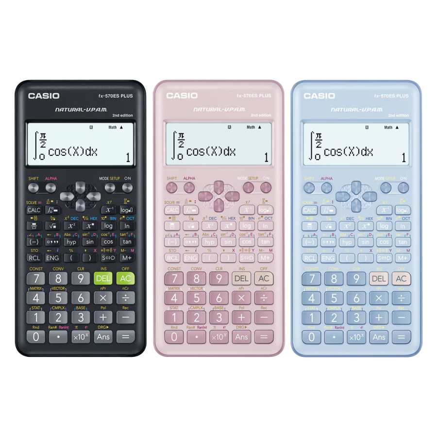 Kalkulator Casio Scientific Calculator FX-570ES plus Original Hitam