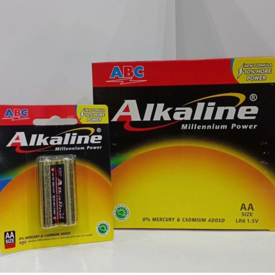 BATERAI ABC ALKALINE AA