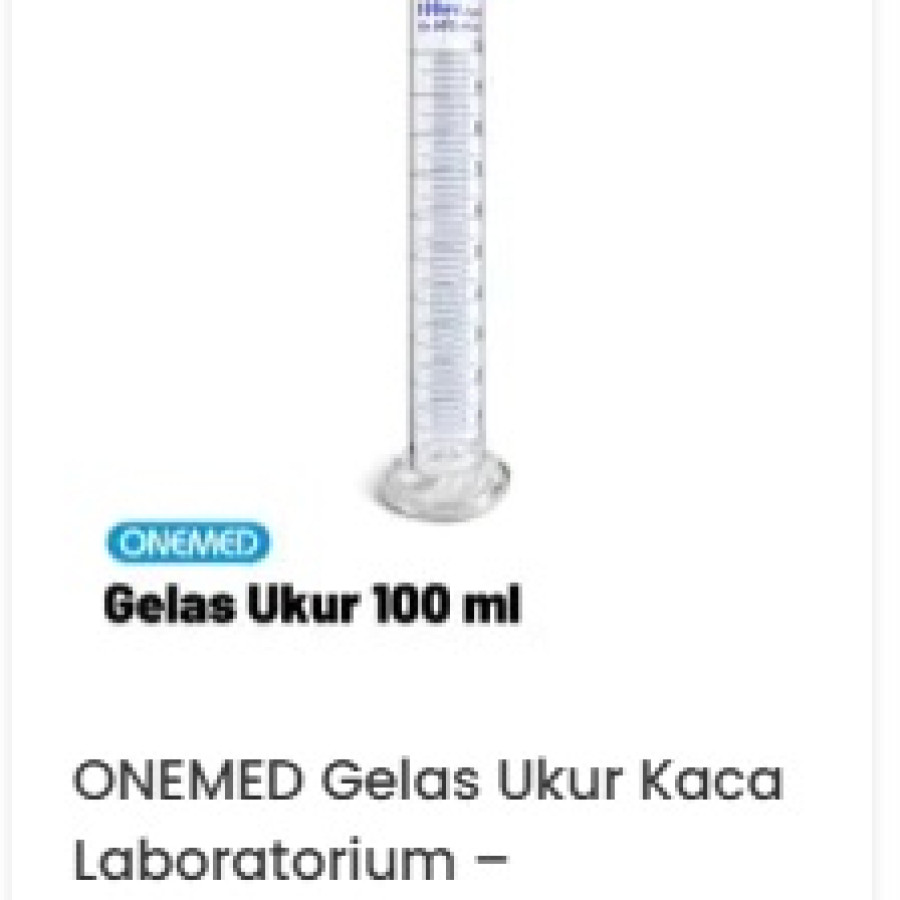 ONEMED Gelas Ukur Kaca Laboratorium 100 ml