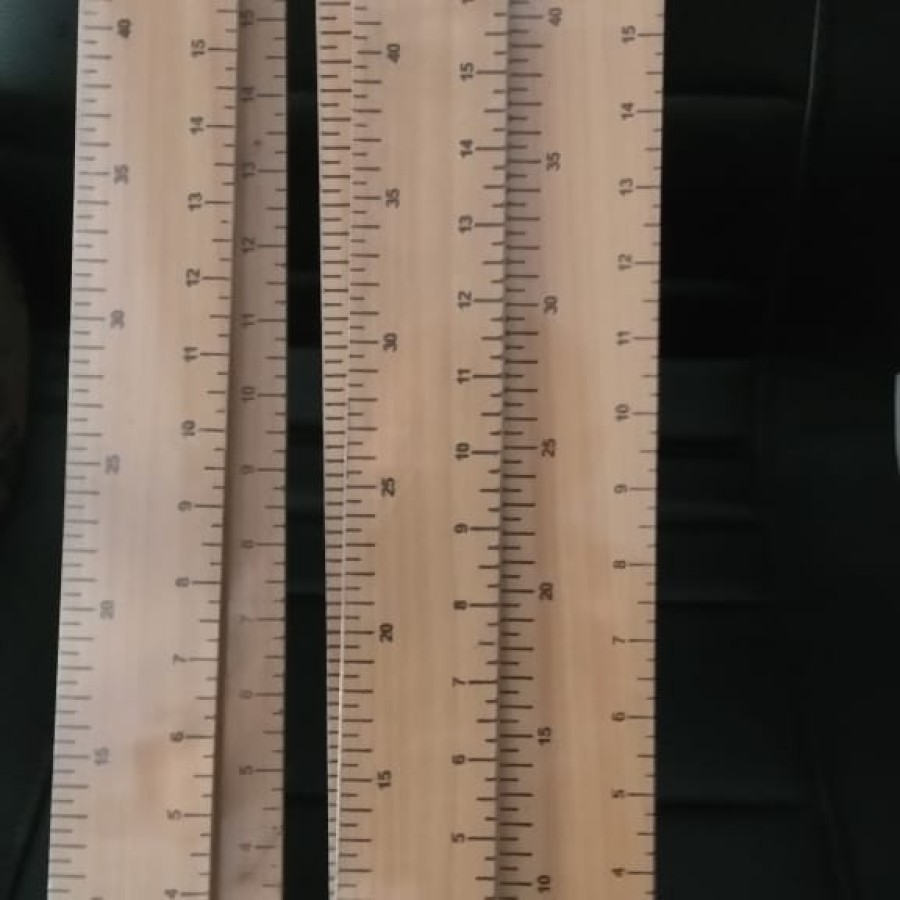 Penggaris Kayu 1 Meter