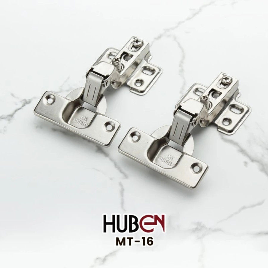 Engsel Sendok Huben Slide On MT-16-L4 Tipe Full Bungkuk Diameter 35mm