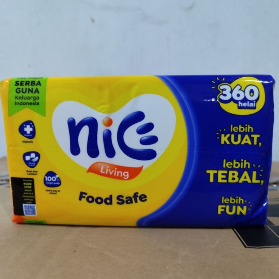 Tisu Nice Living Food Safe 2 Ply 360 Sheet