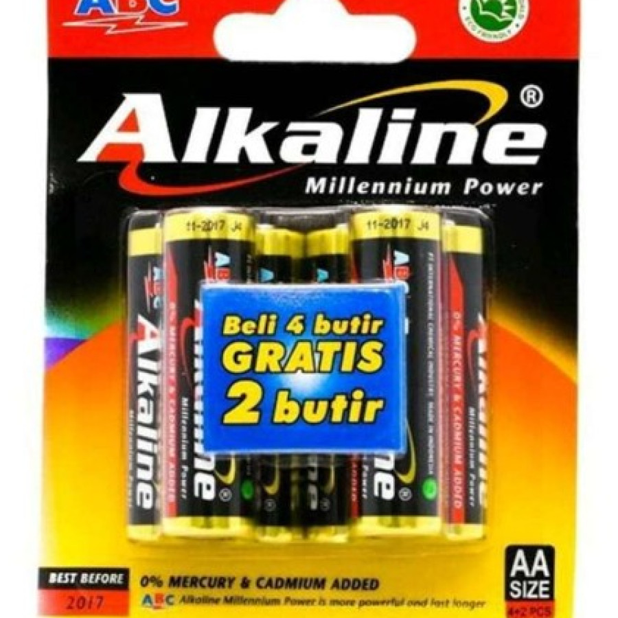Baterai ABC Alkaline - AA