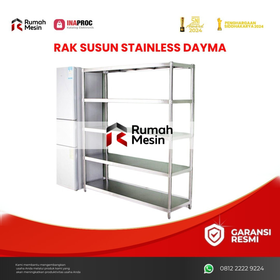 RAK SUSUN STAINLESS DAYMA