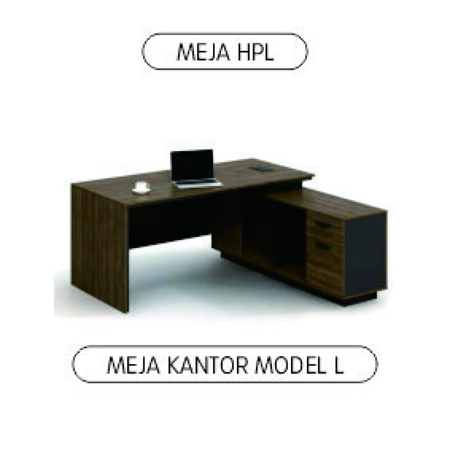 Meja HPL | Meja Model L