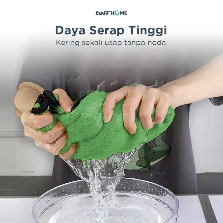 TaffHOME Kain Lap Handuk Microfiber 600gsm
