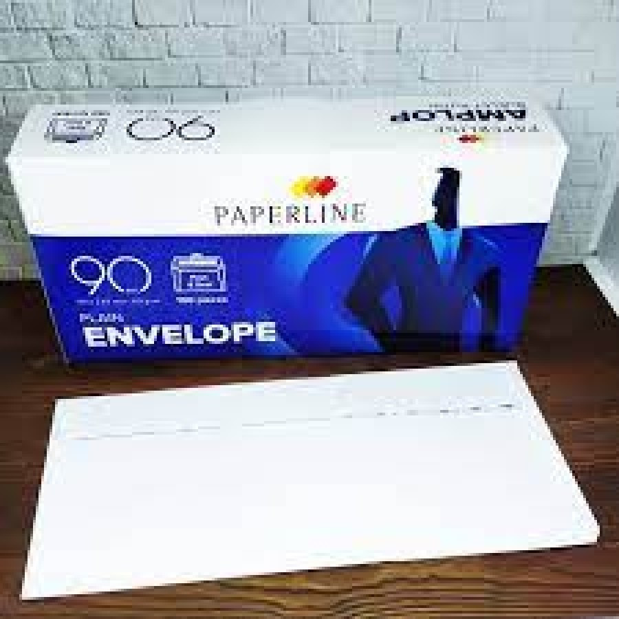 Amplop Putih Besar uk 110x230 mm,isi 100 lembar merk paperline